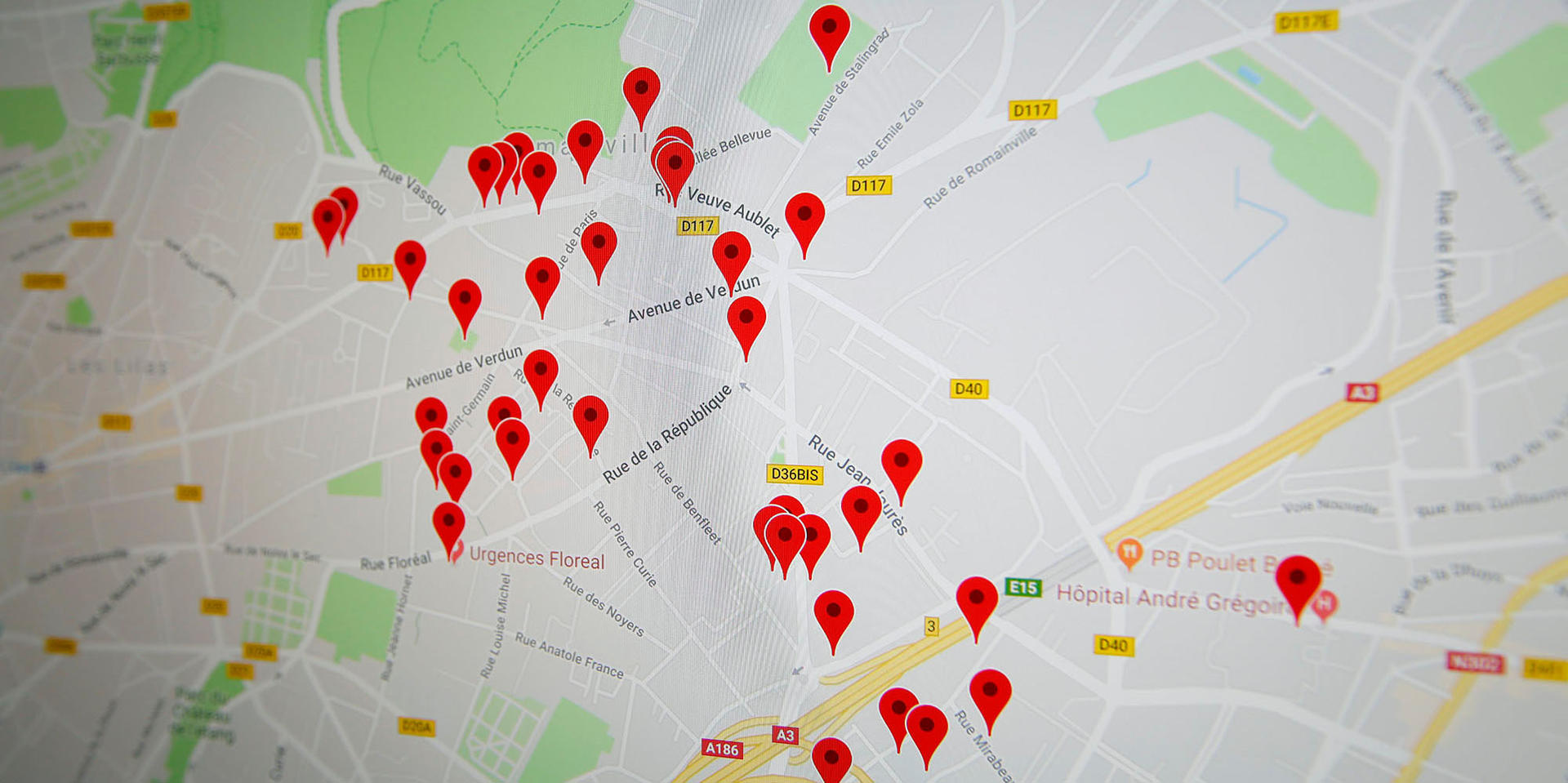 Carte interactive - Mairie de Romainville